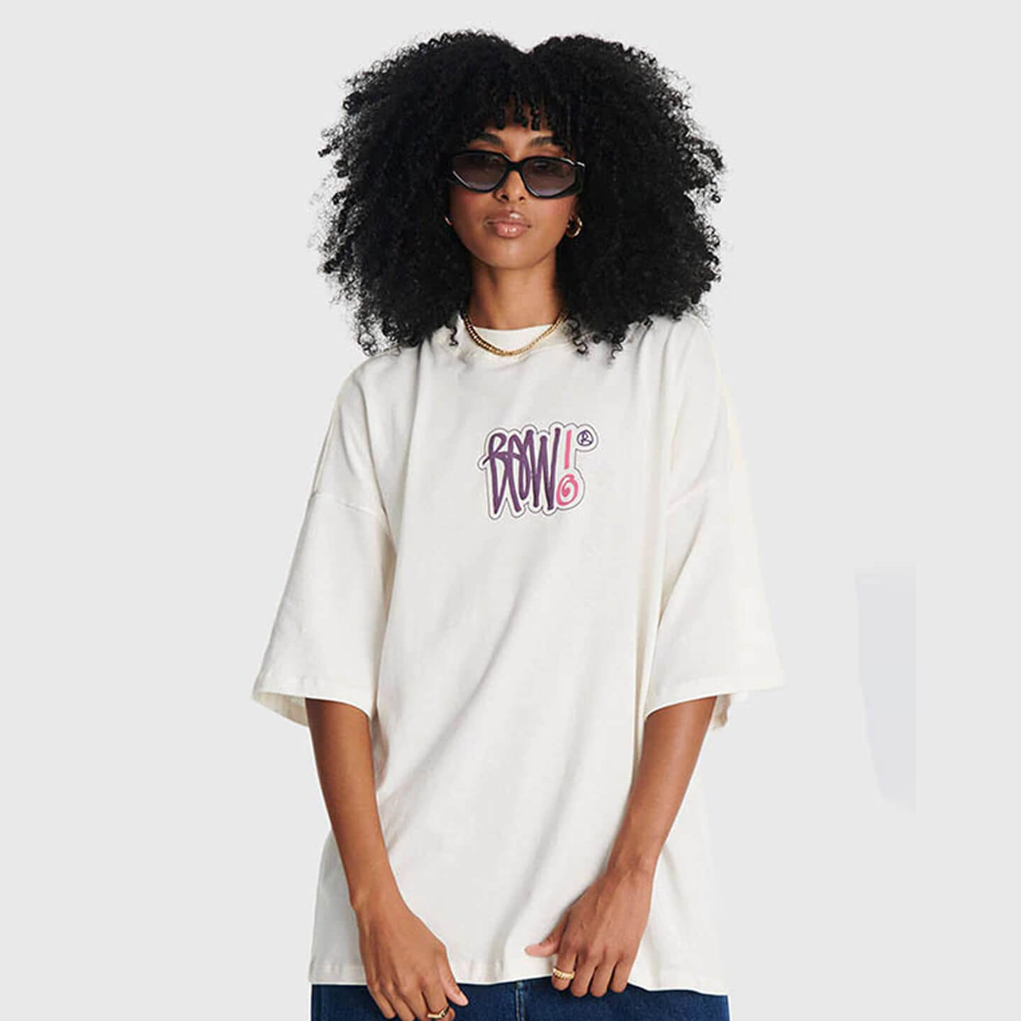 Camiseta Baw New Over Pru Off White