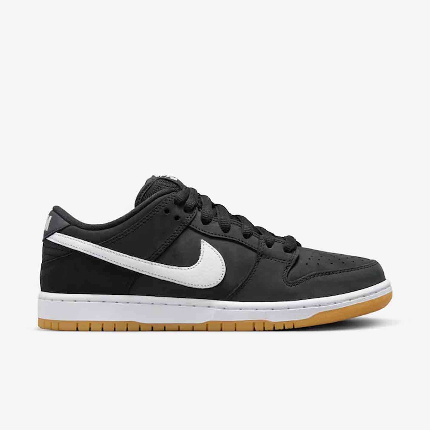 TÊNIS NIKE SB DUNK LOW PRO BLACK/GUM PRETO