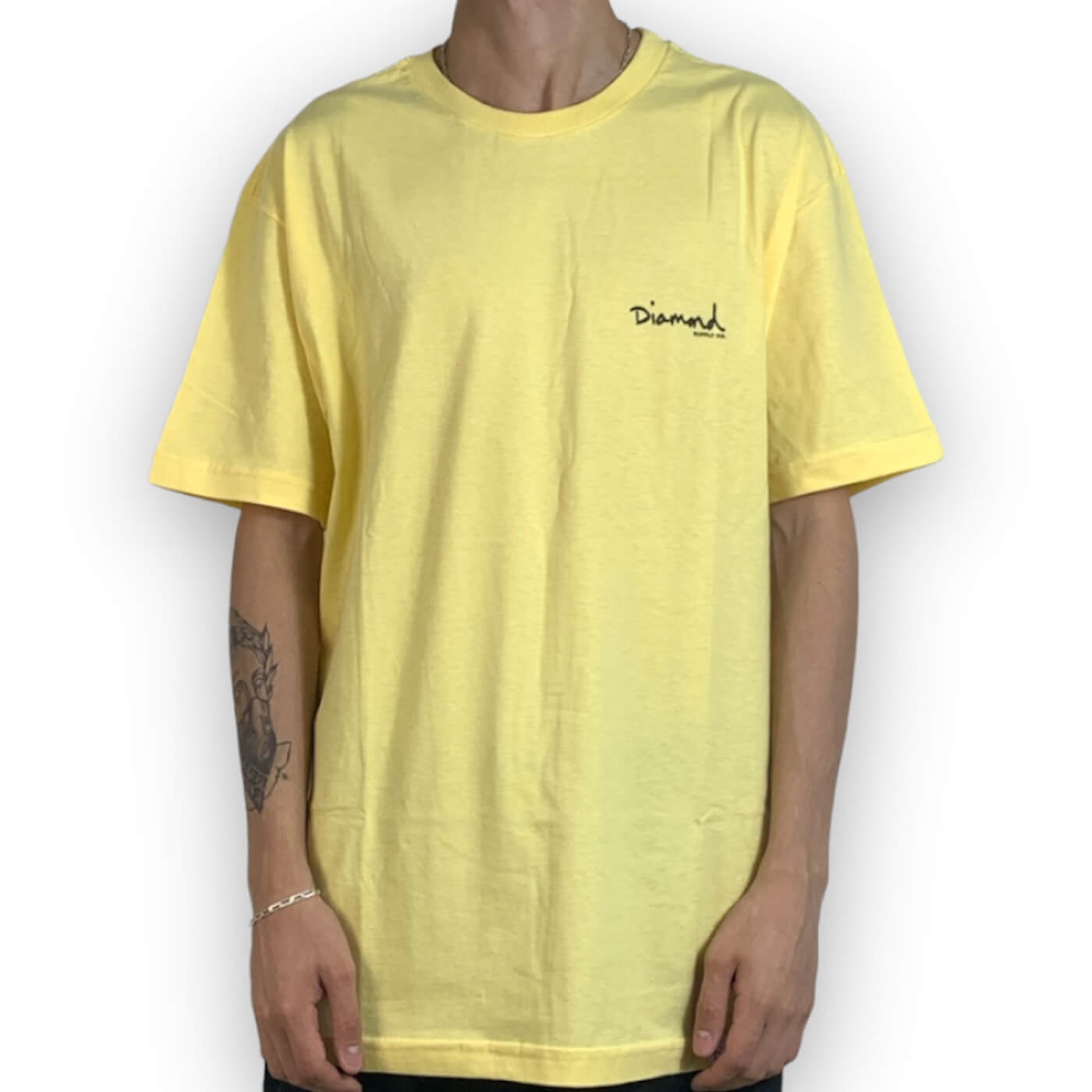 Camiseta Diamond Pack Mini Og Script Tee Amarelo