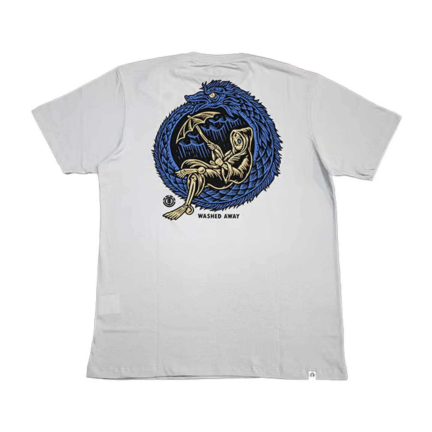 Camiseta Element MC The Cycle Azul Claro