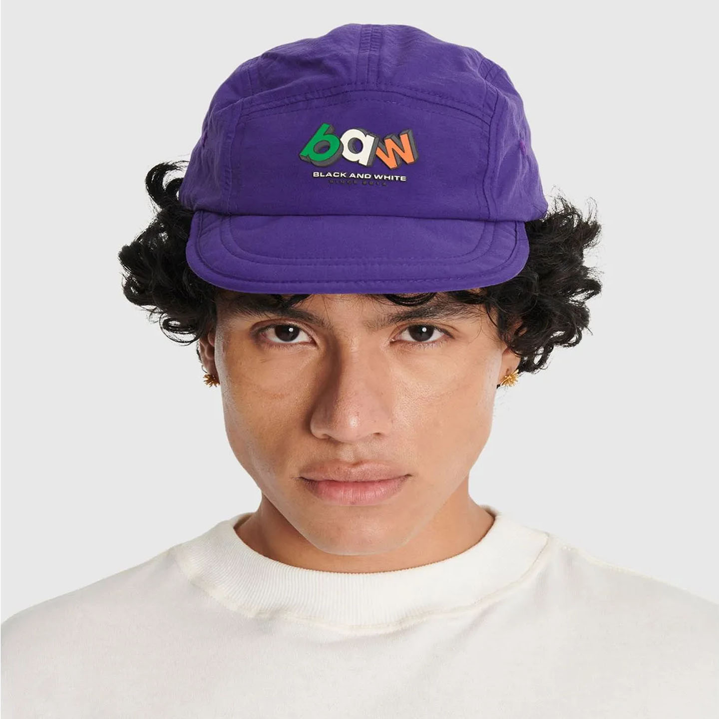 Boné Baw Five Panel Project Roxo