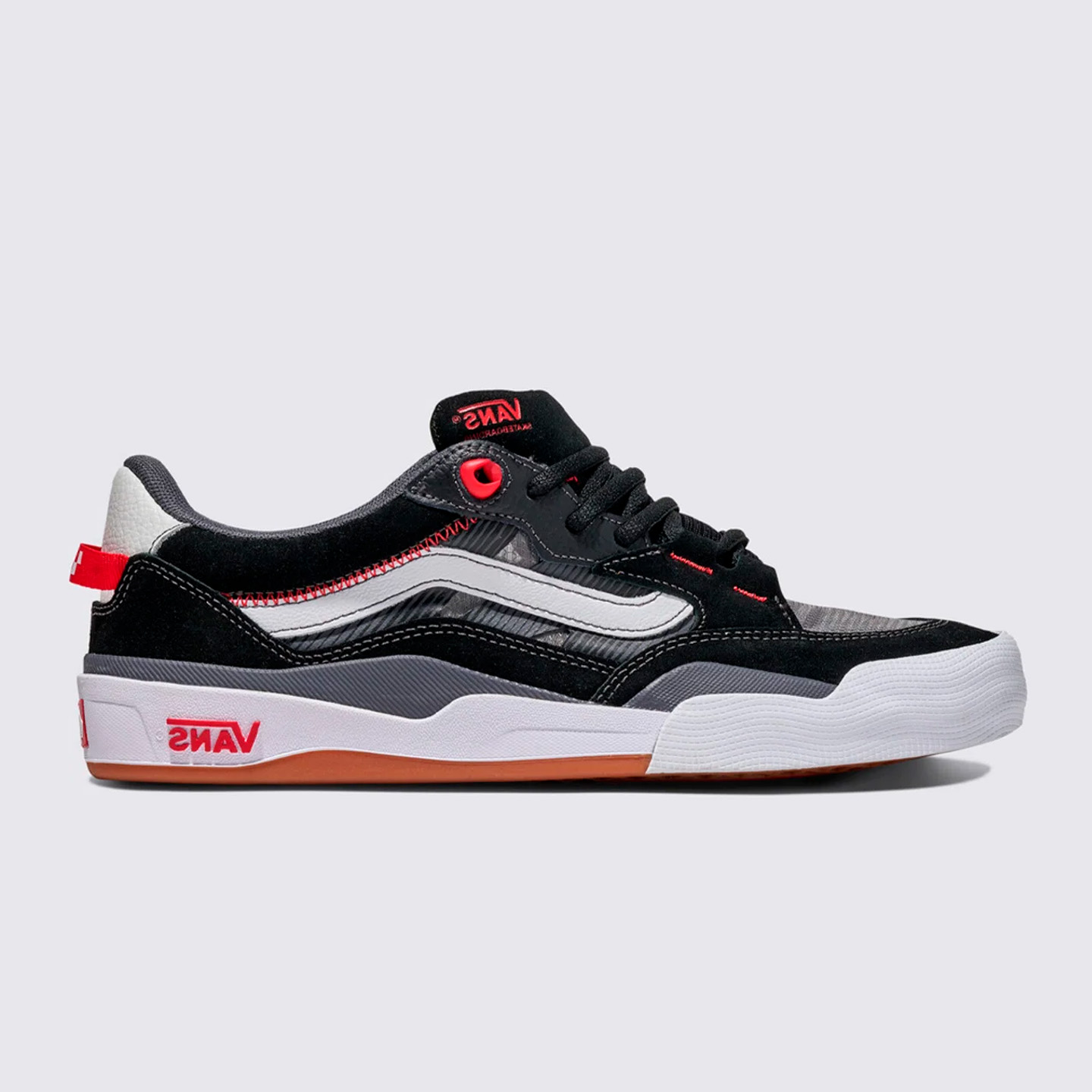 Tênis Vans Wayvee 2.0 Skate Black White/Red
